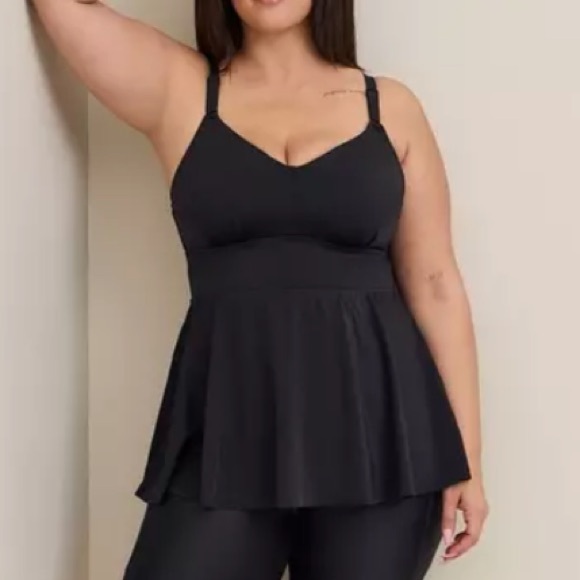 torrid | Swim | Torrid Wire Free Racerback Swim Beach Vacation Tankini ...